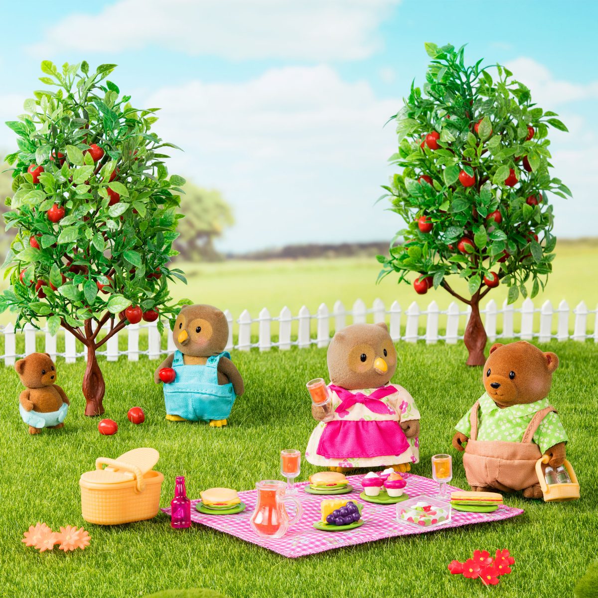 Picnic Playset | Toy Food Set | Li'l Woodzeez
