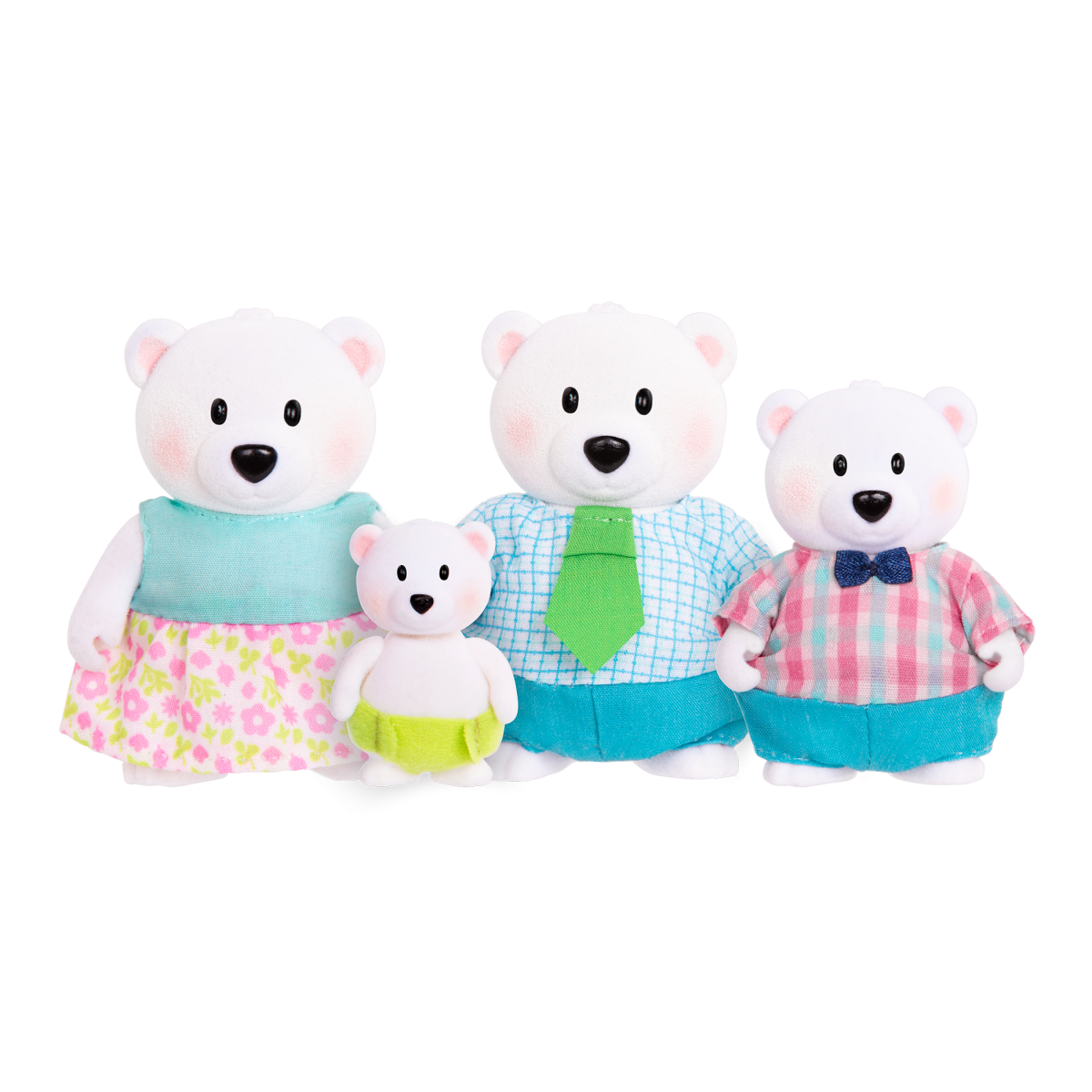 Van North Polar Bear Family | Small Animal Figurines | Li’l Woodzeez