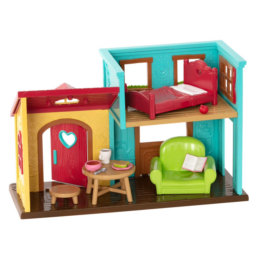 Li'l Nextdoor Neighbors | Toy Townhouse with Accessories | Li’l Woodzeez