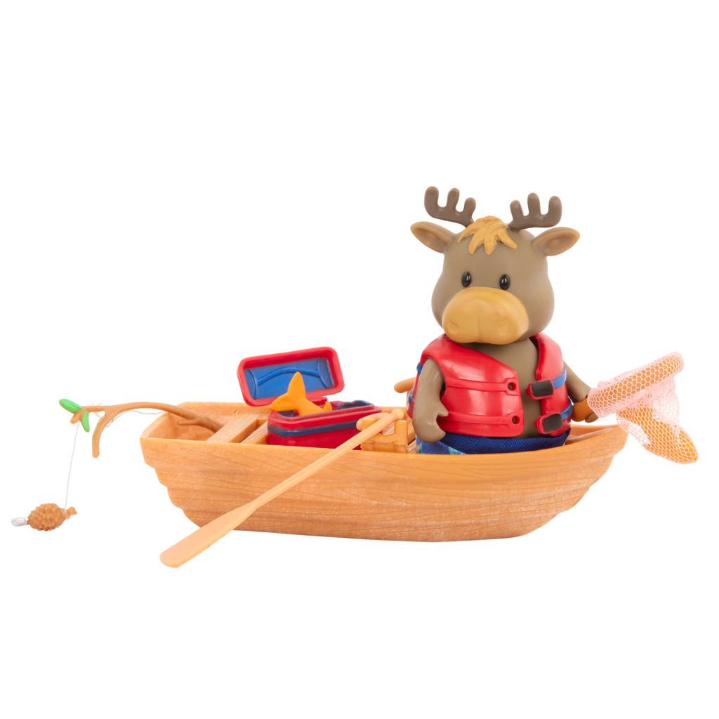 Happy Camper Deluxe Playset | Moose Family and Cars | Li’l Woodzeez